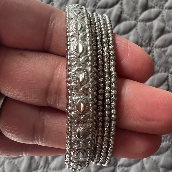 Jewelry | Silver Brackets Set | Poshmark